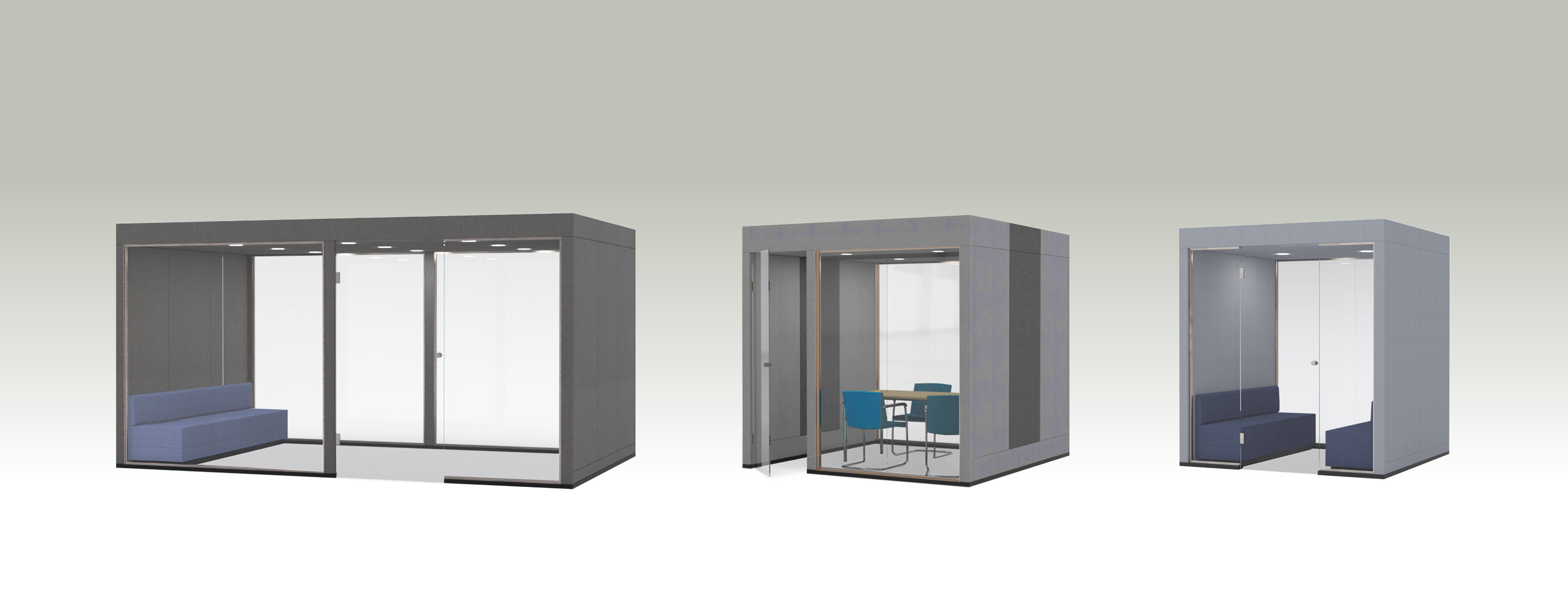 Container Pod | 3 maten room-in-room uit de Palau collectie van Casala