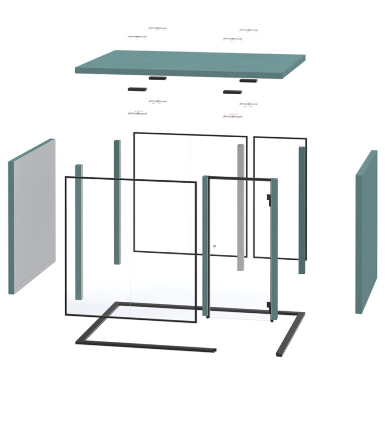 Container Pod | 3 sizes room-in-room from the Palau collection of Casala