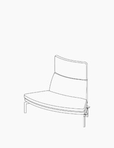 Gabo Modular | modular soft seating from the Palau collection of Casala