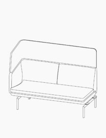 Gabo Modular | modular soft seating from the Palau collection of Casala