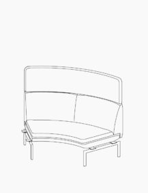 Gabo Modular | modular soft seating from the Palau collection of Casala