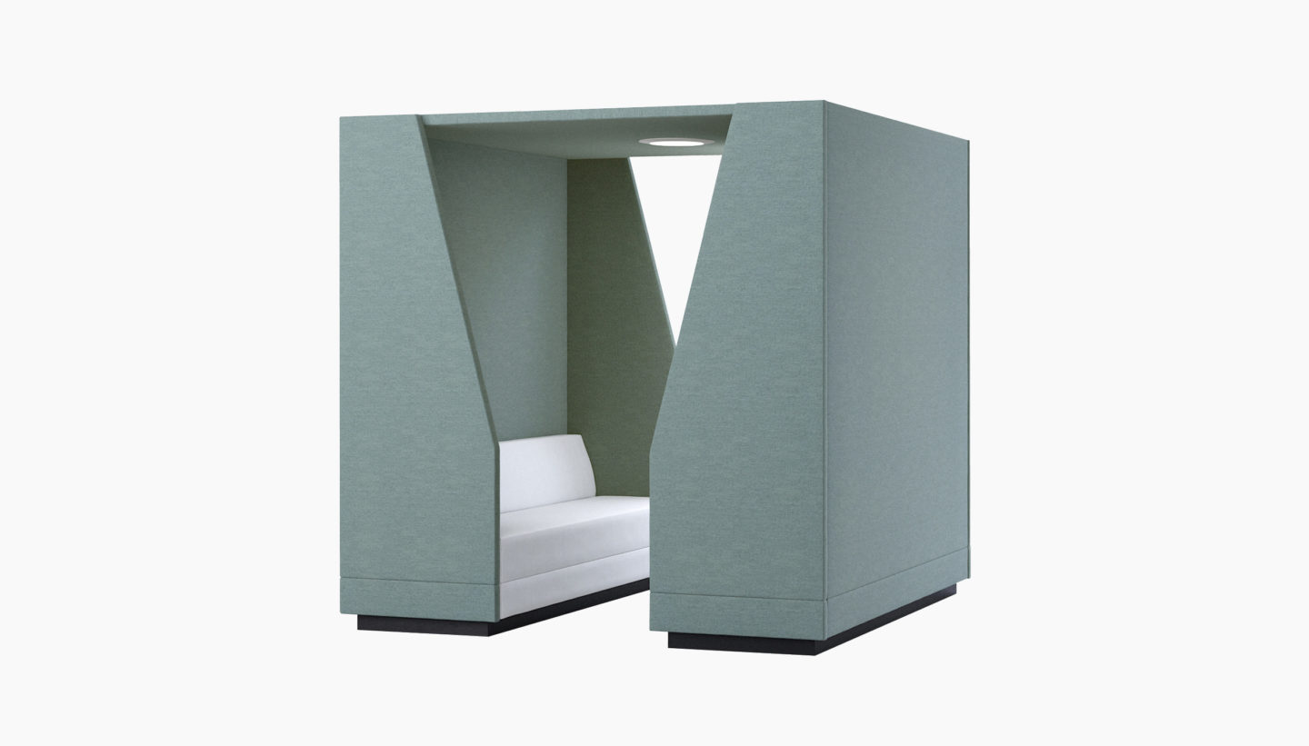 Bricks Pavilion | semi-enclosed room-in-room solution from Casala