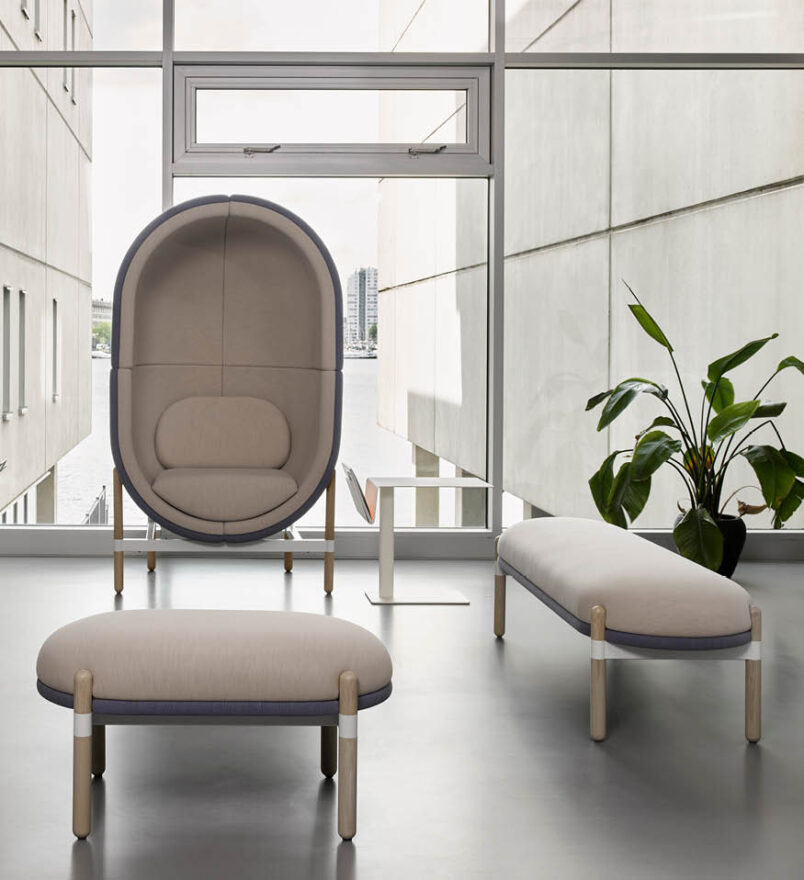 Capsule Bench | Soft seating for lounge areas from Casala